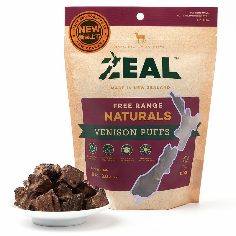 ZEAL エアドライ ナチュラルペットトリーツ フリーレンジ 鹿の肺 85g | ペットシーツ専門店スタイルプラス